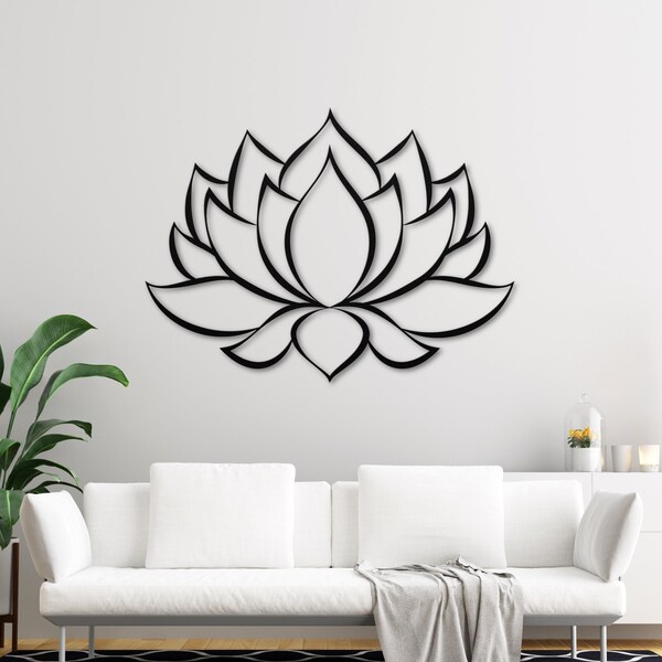 Lotus Metal Art - Etsy