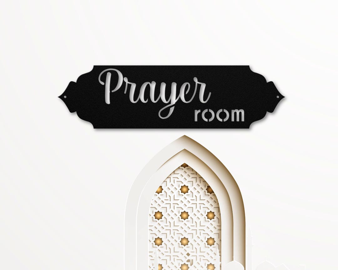Prayer Room Metal Sign, Religious Christain & Mosque Signage - Etsy