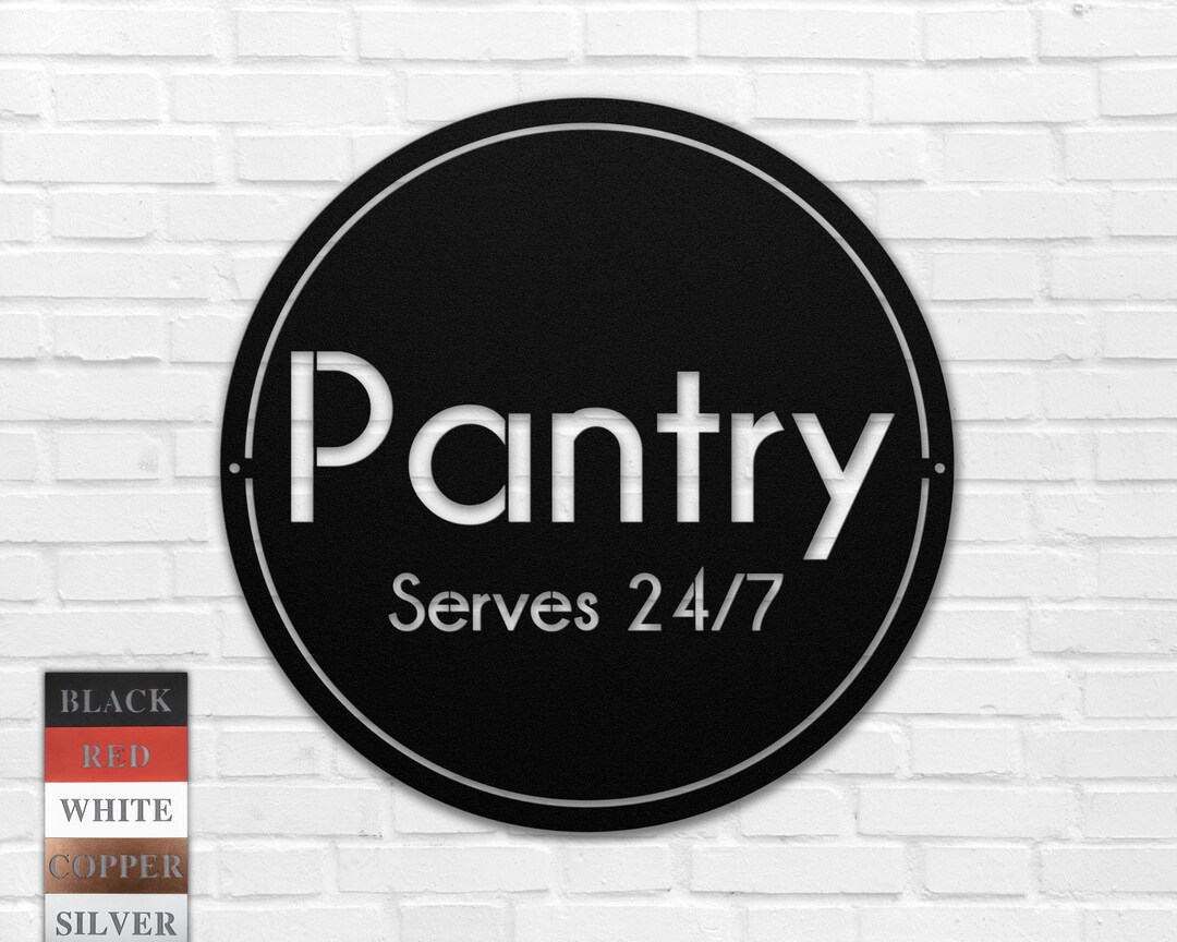 Modern Pantry Sign Farmhouse Pantry Sign Pantry Door Sign - Etsy