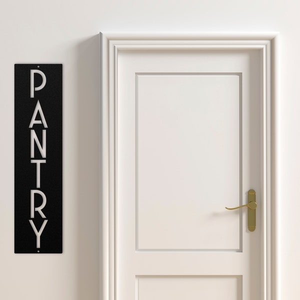 Vertical Pantry Sign - Etsy