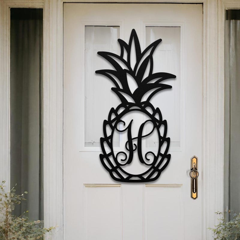 Pineapple Door Decor - Etsy