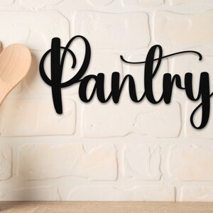 Pantry Sign Metal, Farmhouse Pantry Sign, Pantry Door Sign, Kitchen ...
