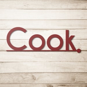 Cooking Sign, Kitchen Metal Wall Art, Farmhouse Kitchen Decor ...
