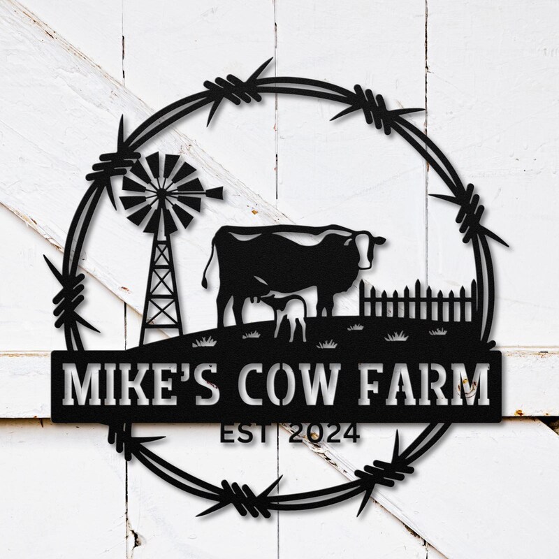 Cattle Sign - Etsy