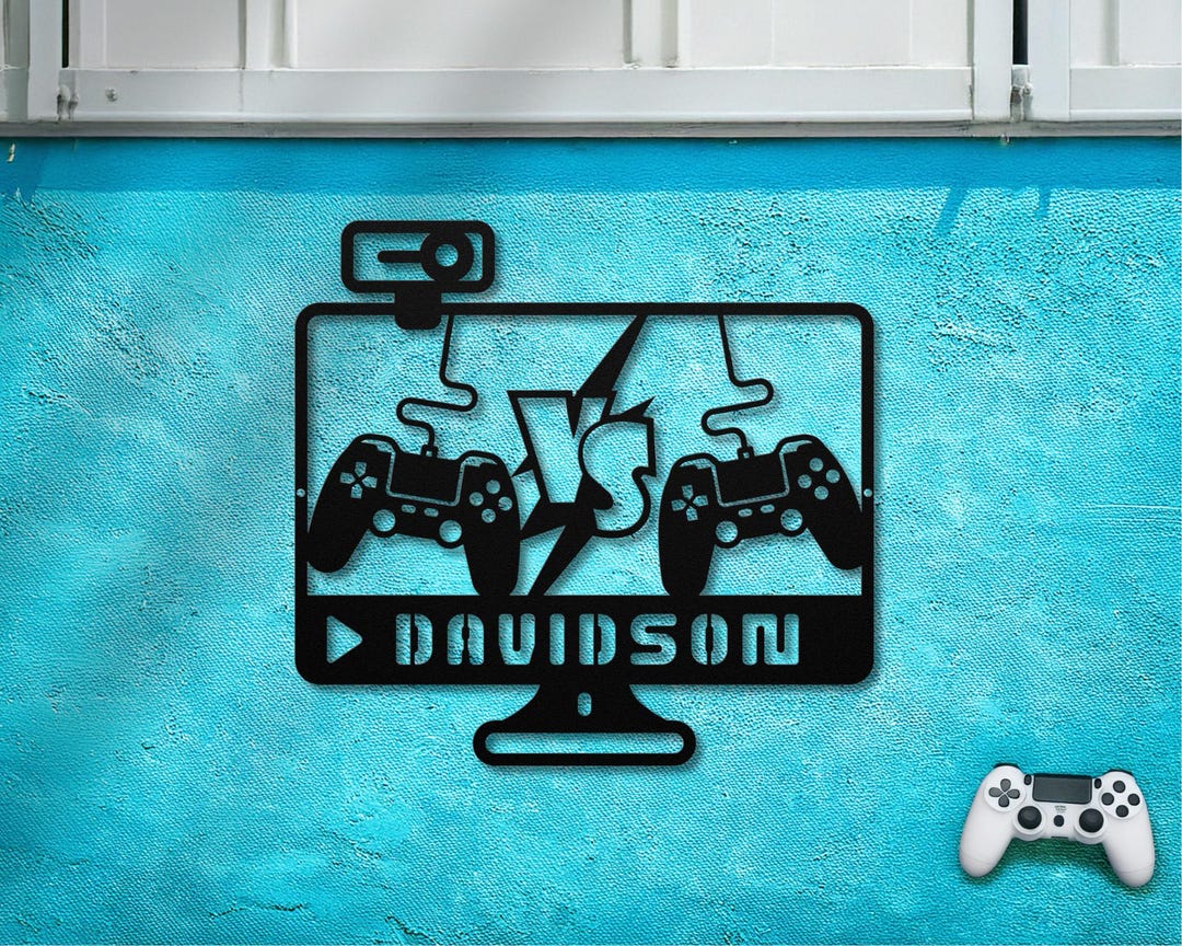 Custom Video Game Metal Sign: Gamer Tag Wall Art - Etsy