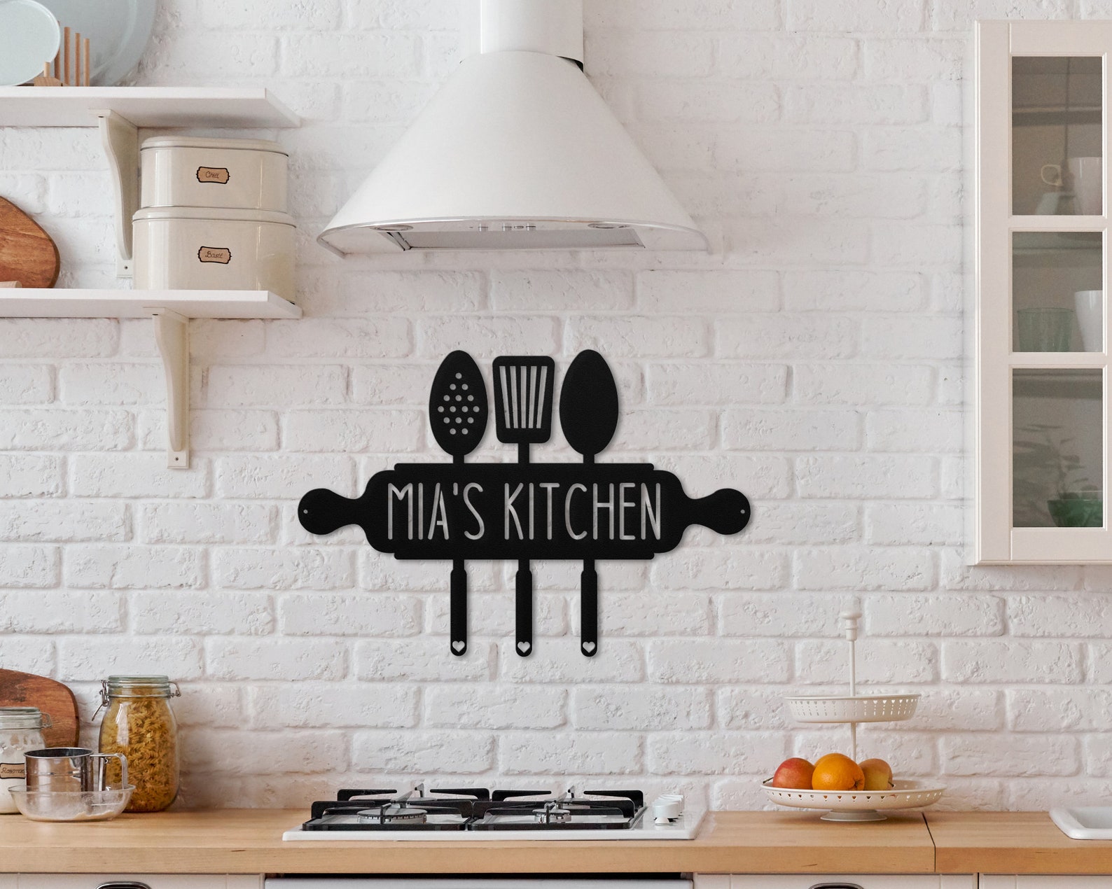 Custom Metal Kitchen Sign Name Kitchen Sign Bakery Sign - Etsy