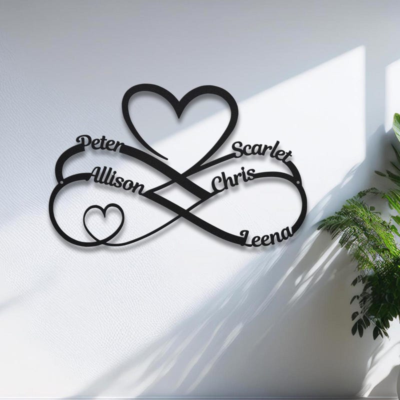 Infinity Name Sign - Etsy