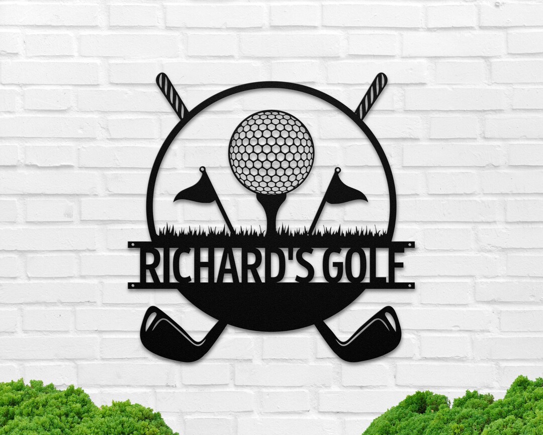 Personalized Golf Sign, 19th Hole Metal Sign, Golf Gifts for Men ...