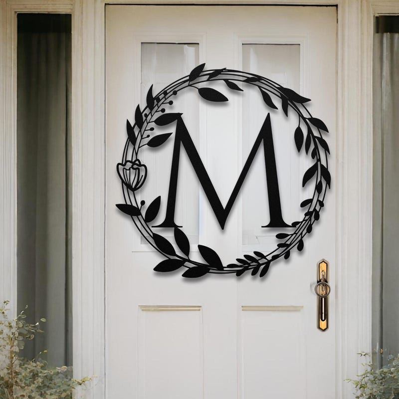 Front Door Monogram - Etsy