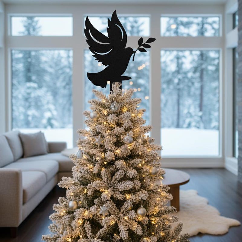 Dove for Tree Topper - Etsy