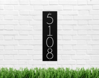 Vertical Address Plaque - Etsy