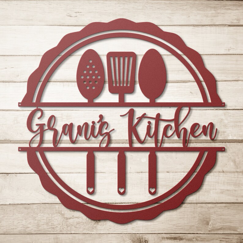 Custom Kitchen Metal Sign Farmhouse Kitchen Decor Kitchen - Etsy