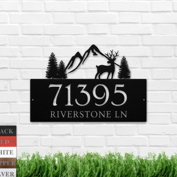 Steel Address Sign - Etsy