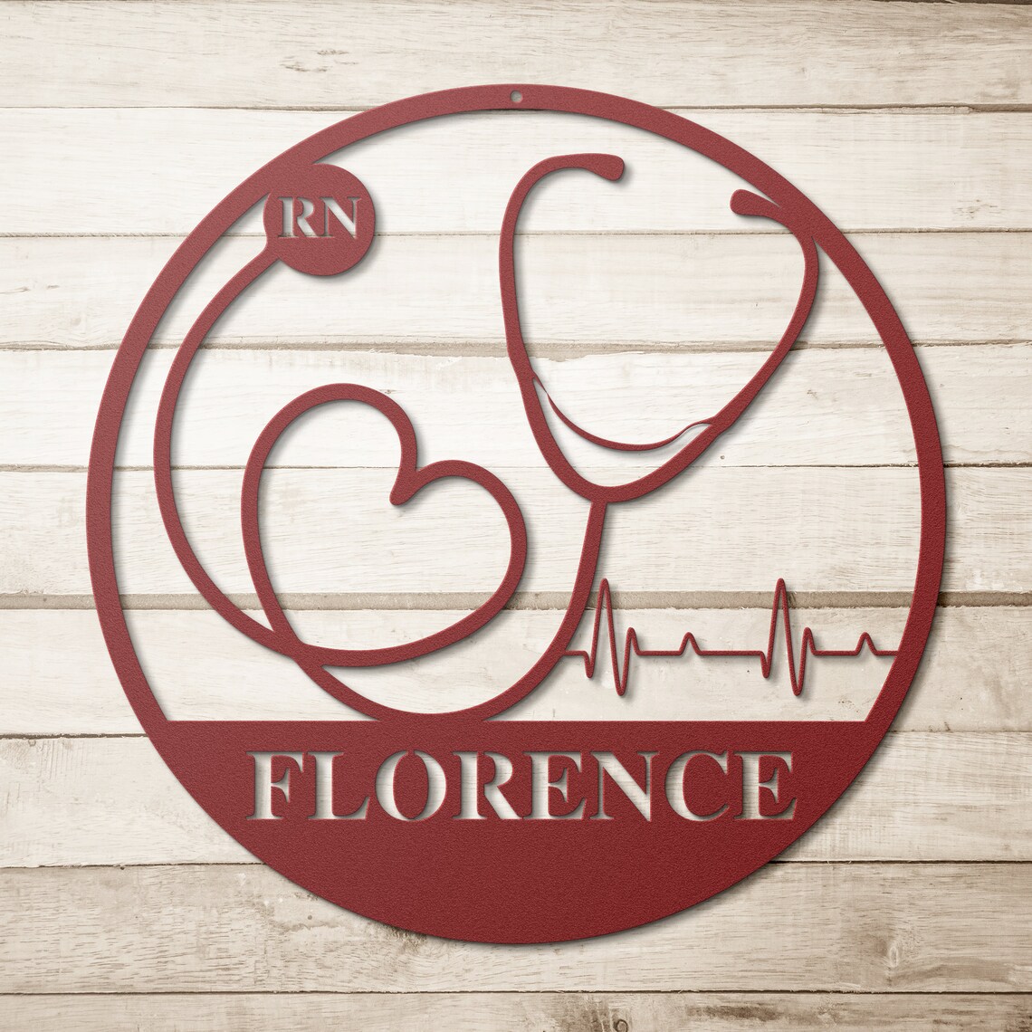 Personalized Nurse Sign Custom Nurse Gift Nurse Metal Sign - Etsy