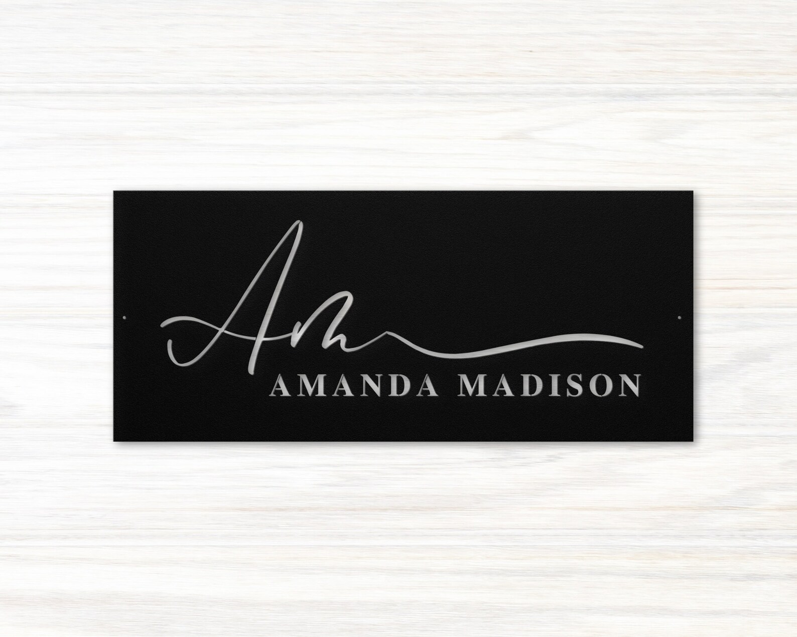 Custom Metal Logo Sign, Powder Coated Business Sign, Office Decor - Etsy