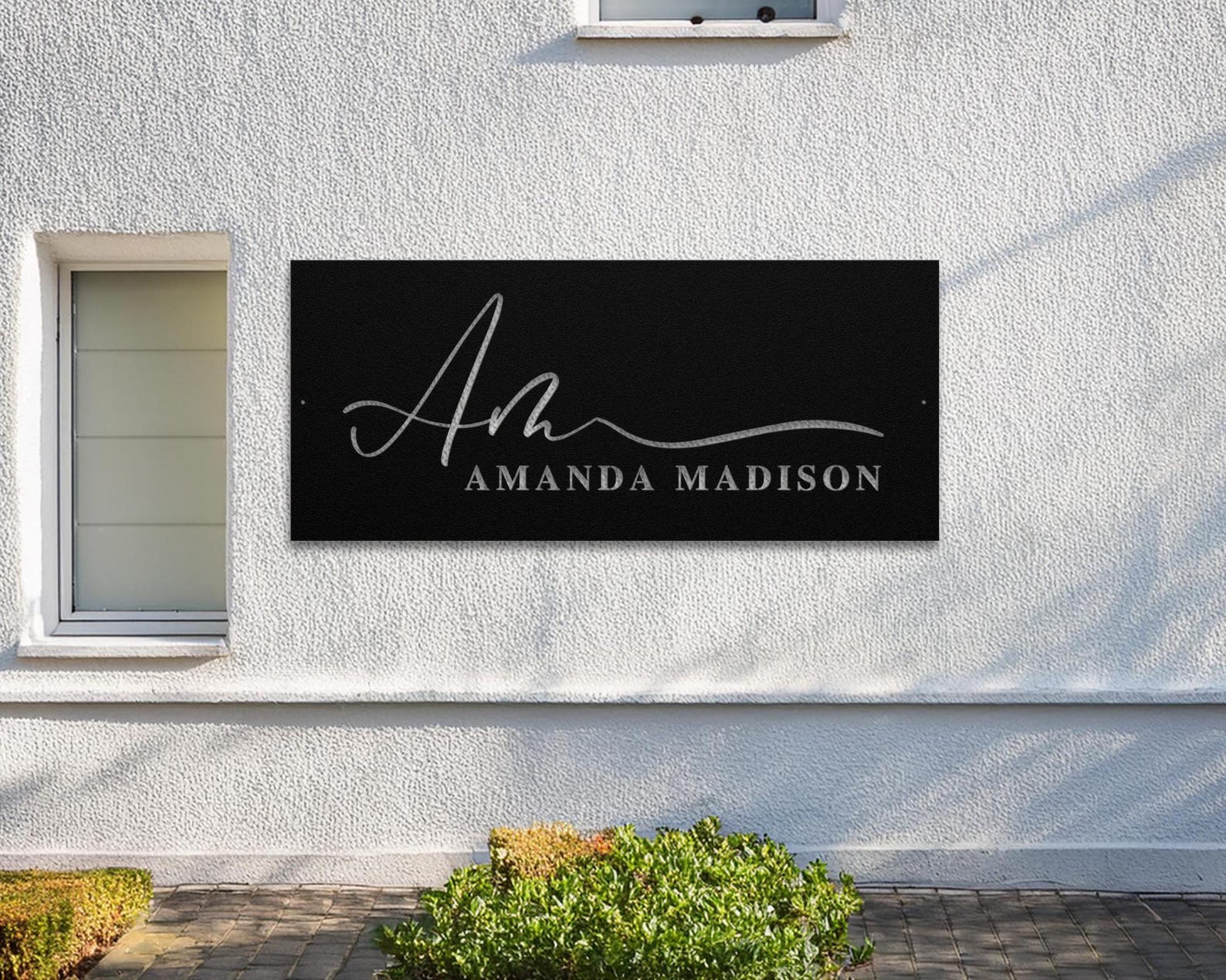 Custom Metal Logo Sign, Powder Coated Business Sign, Office Decor - Etsy