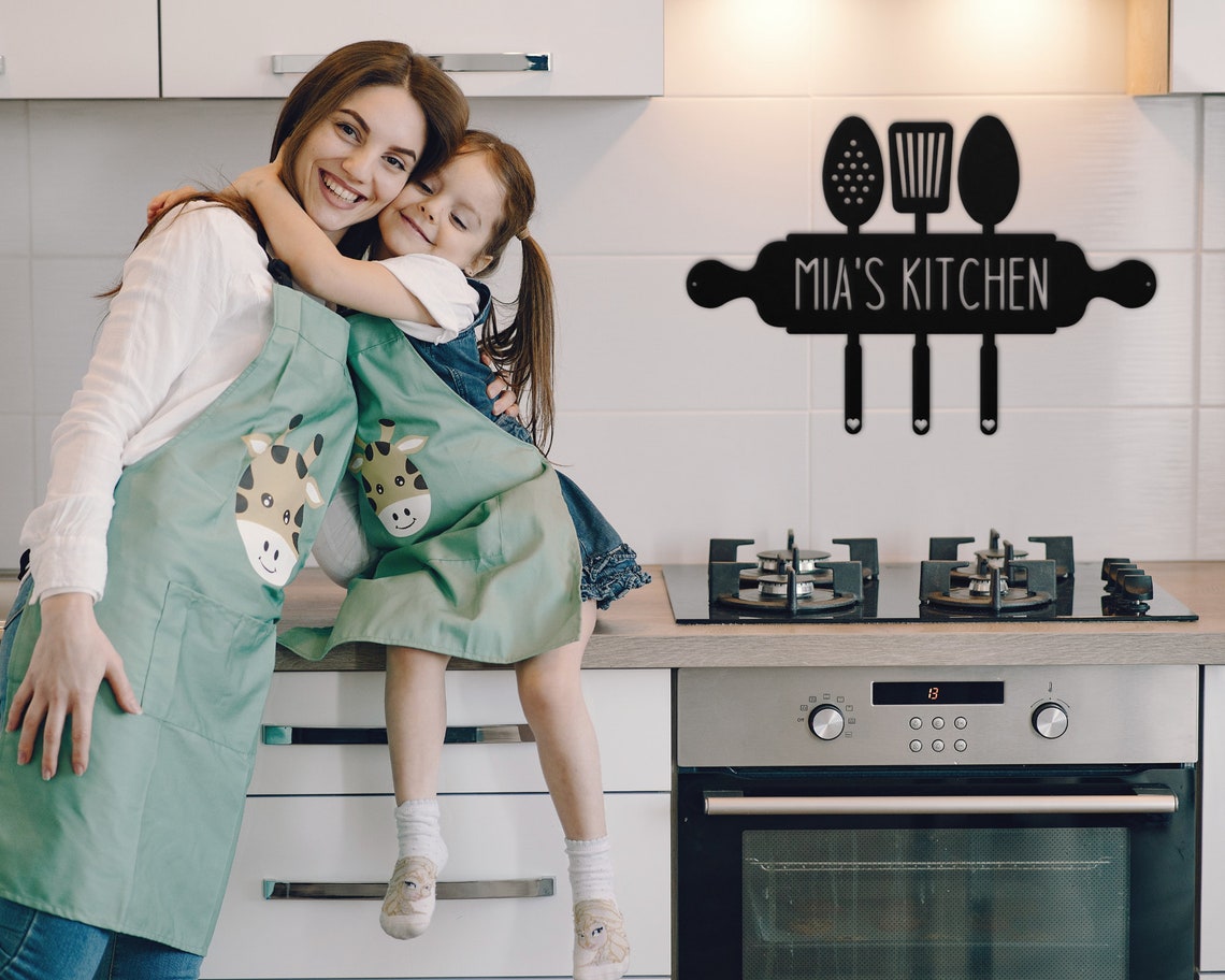 Custom Metal Kitchen Sign Name Kitchen Sign Bakery Sign - Etsy