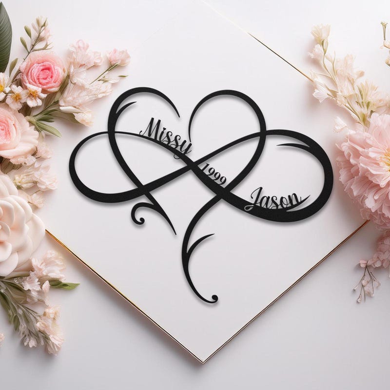 Infinity Heart Wall Decor - Etsy