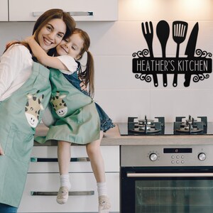 Custom Kitchen Metal Sign Personalized Chef Sign Kitchen - Etsy