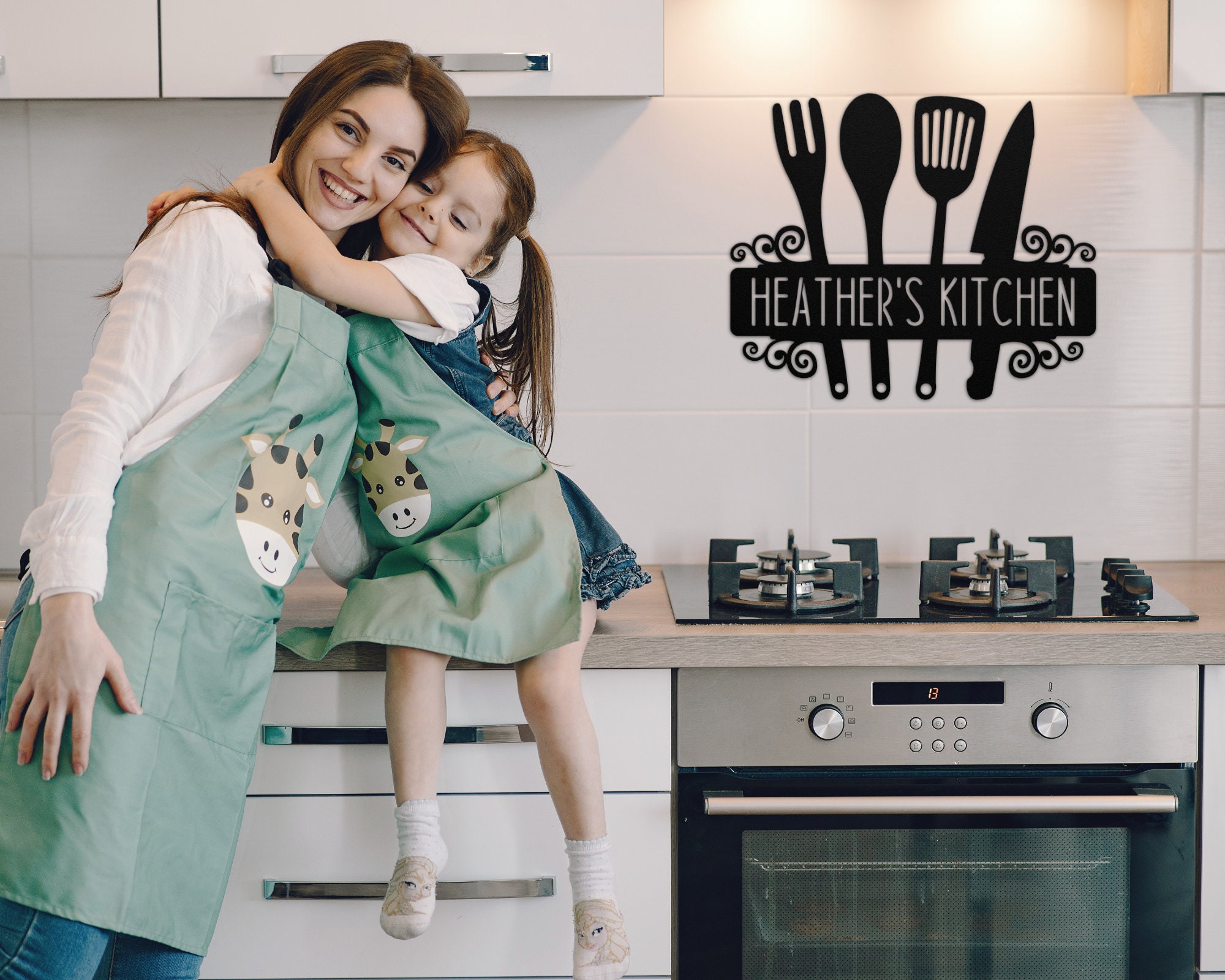 Custom Kitchen Metal Sign Personalized Chef Sign Kitchen - Etsy