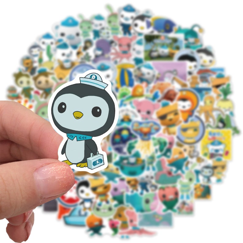 100 Stickers the Octonauts Theme Design Cute Aestheic Stickers ...