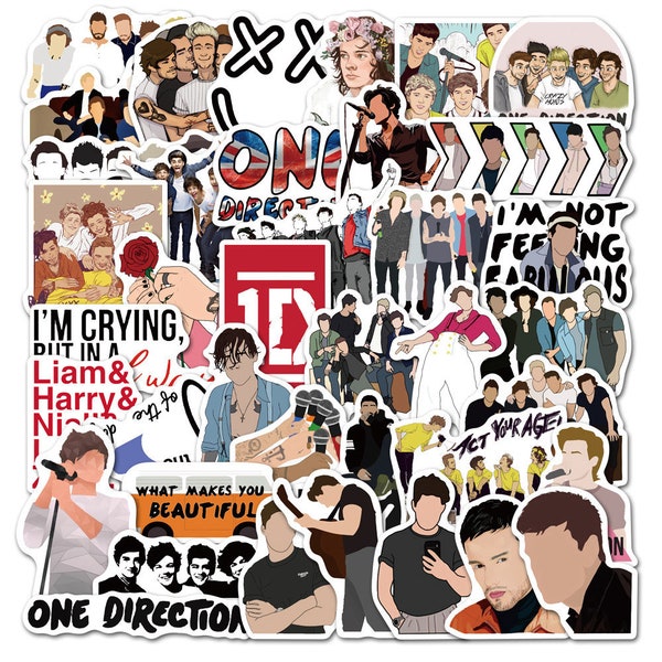 One Direction Stickers - Etsy Australia