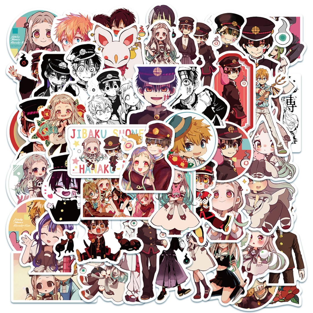 50 Stickers Toilet Bound Hanako Design Cute Aesthetic Stickers Decal ...