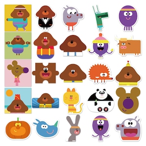 50 Stickers Hey Duggee Design Cute Aesthetic Stickers Decal Collection ...