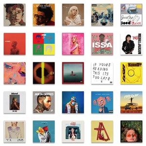 55 Stickers Album Covers Design Cute Aesthetic Stickers Decal ...