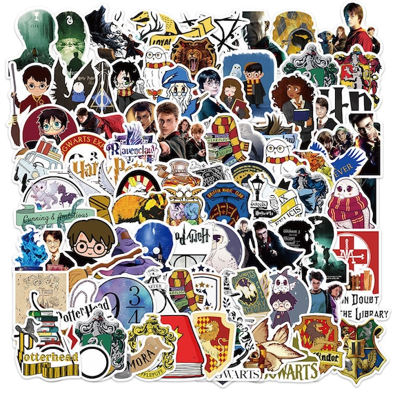 100 Stickers Harry Potter Theme Design Cute Aestheic Stickers - Etsy