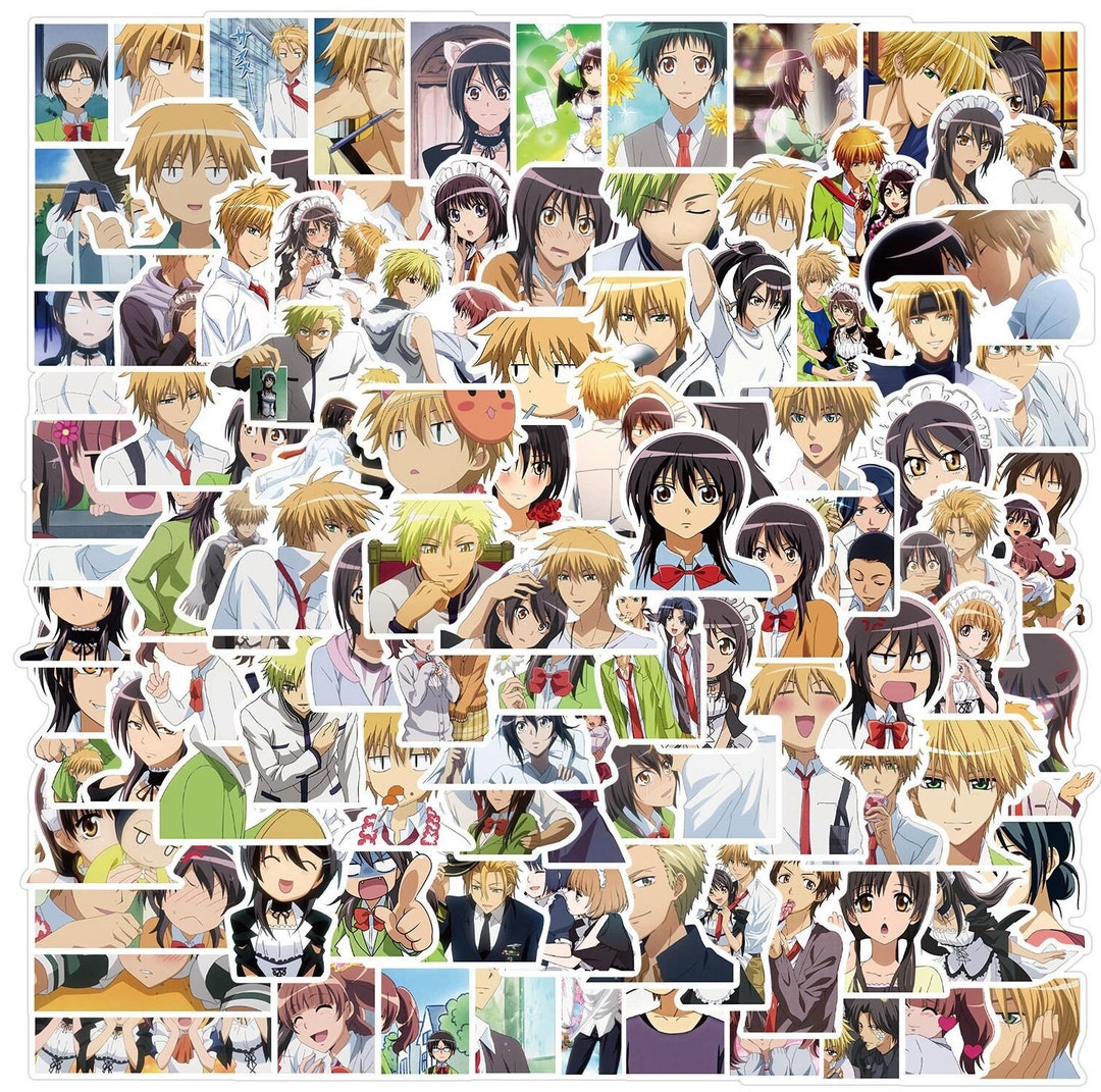 100 Stickers Maid Sama Japan Anime Theme Design Cute Aestheic Stickers ...