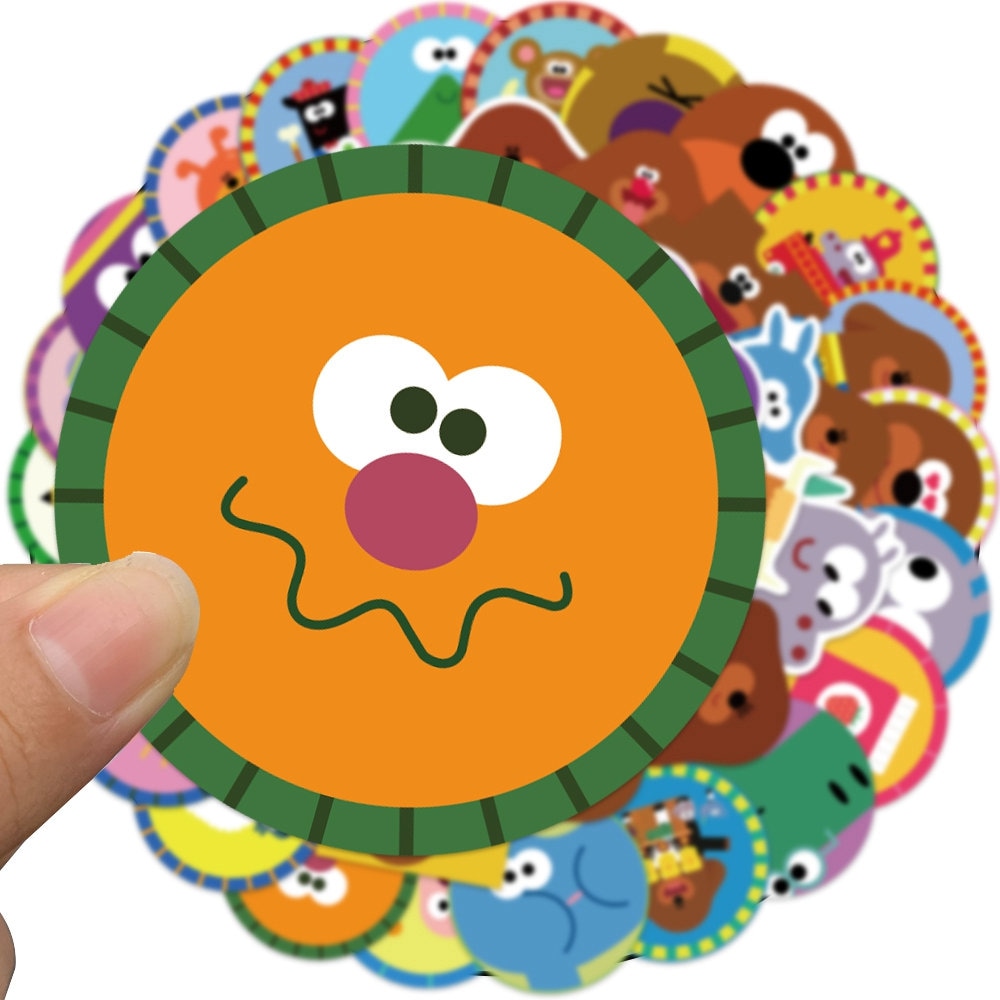 50 Stickers Hey Duggee Design Cute Aesthetic Stickers Decal Collection ...