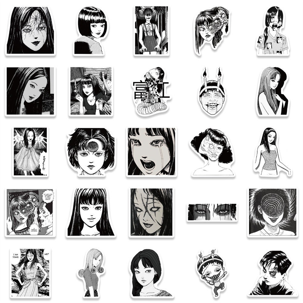 50 Stickers Tomie Design Cute Aesthetic Stickers Decal - Etsy Australia