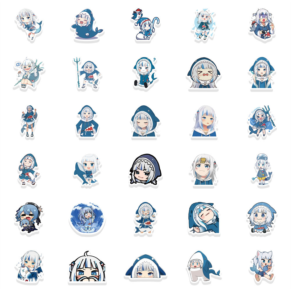 60 Stickers Hololive Vtuber Design Cute Aesthetic Stickers - Etsy