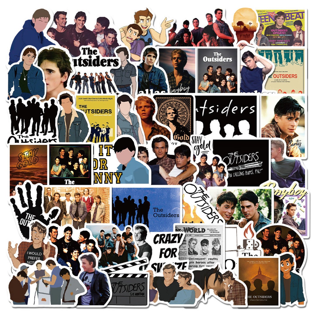 50 Stickers the Outsiders Design Cute Aestheic Stickers Decal ...