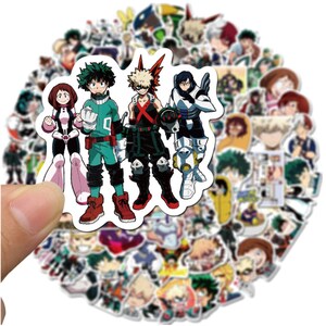 100 Stickers My Hero Academia Anime Theme Design Cute Aestheic Stickers ...