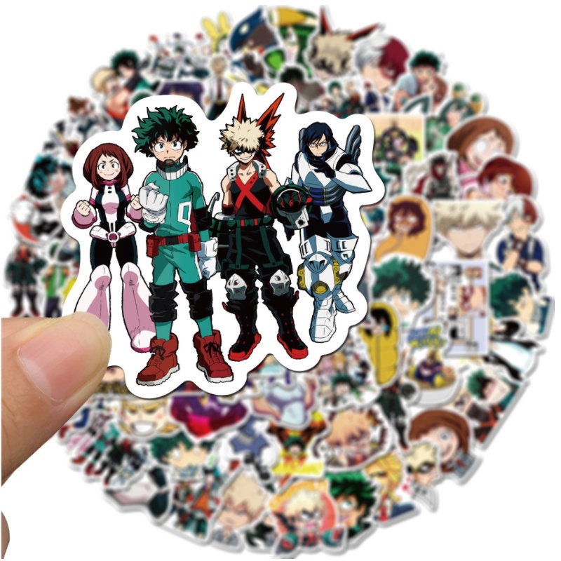 100 Stickers My Hero Academia Anime Theme Design Cute Aestheic - Etsy ...
