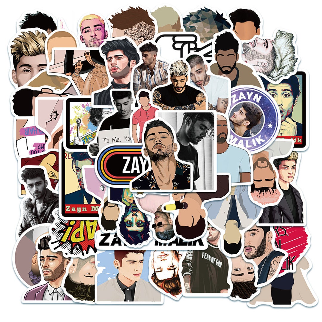 50 Stickers Zayn malik Singer Design Cute Aesthetic Stickers Decal ...