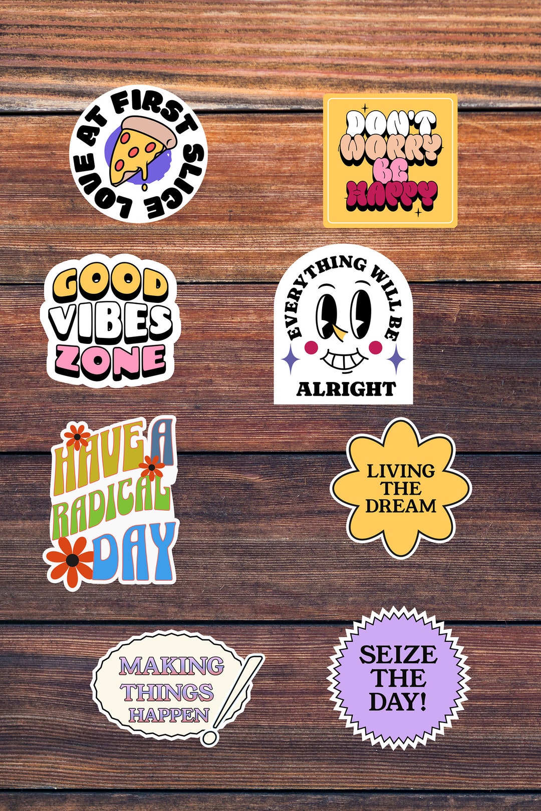Chill VIBES Sticker, Best Friend Gift, Retro Decal, Funny Sticker ...