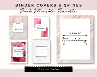 EDITABLE Succulent Binder Cover Bundle for College Students, Teachers ...