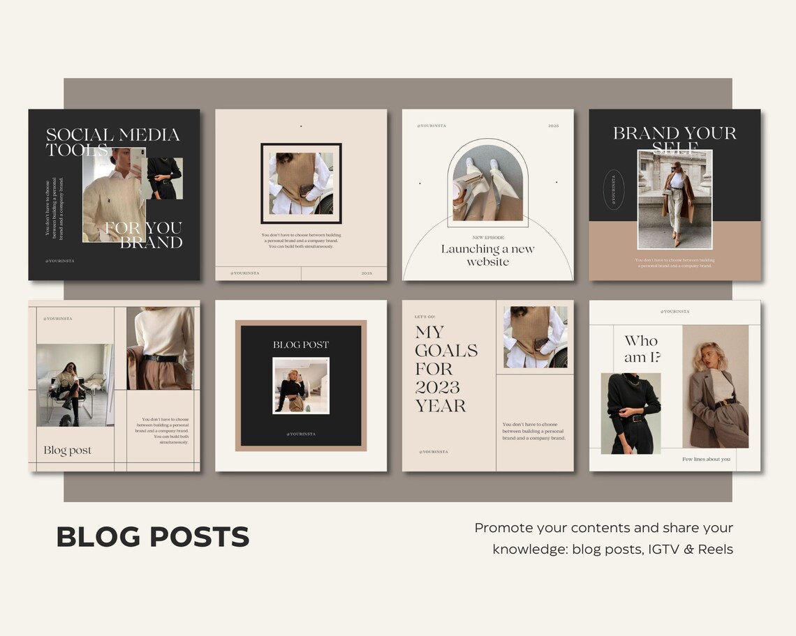 Coach Instagram Canva Template, Instagram for Coach, Social Creator ...