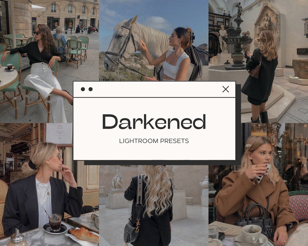 Darkened Trendy Lightroom Mobile Presets, Blogger Presets Instagram ...