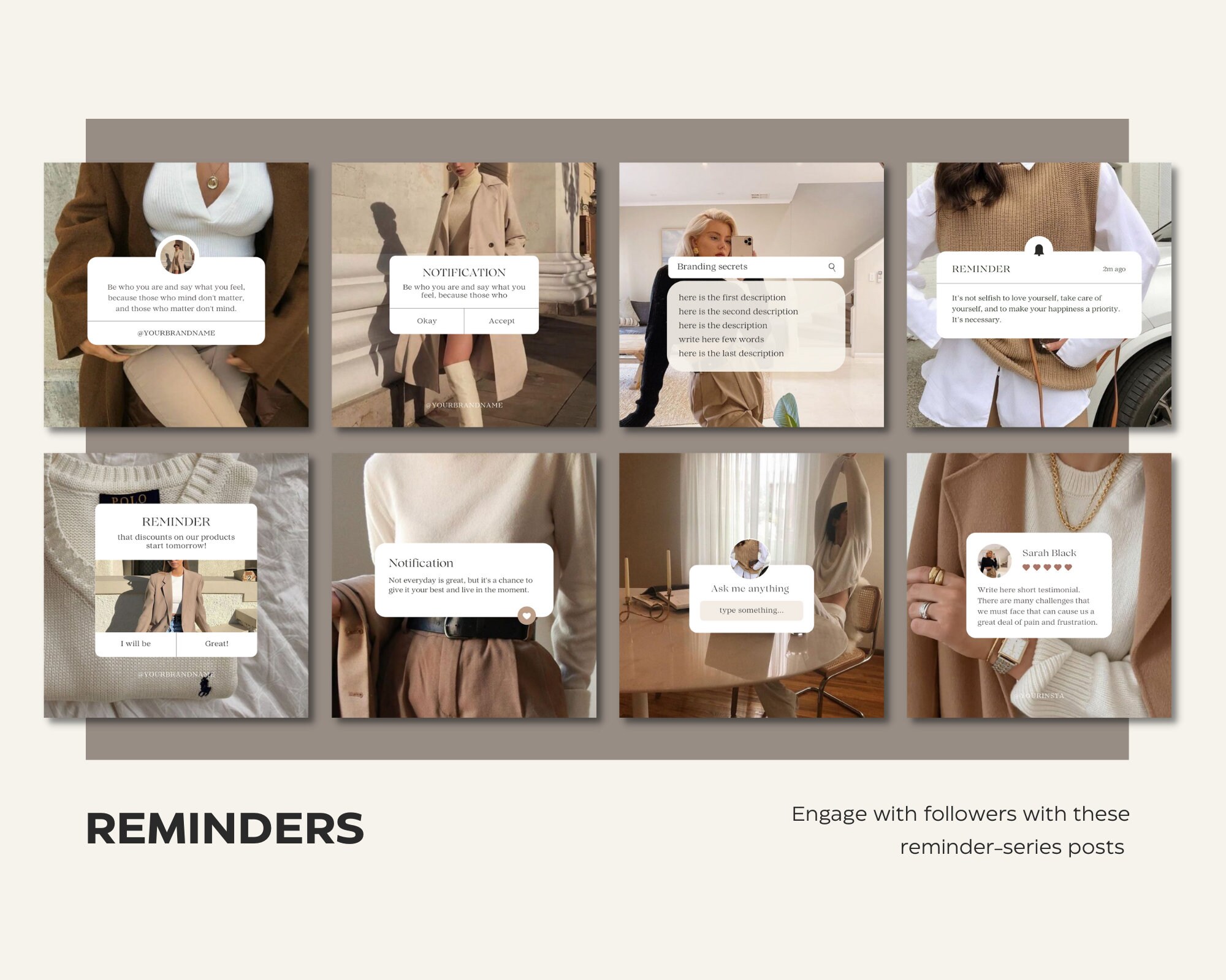 Coach Instagram Canva Template, Instagram for Coach, Social Creator ...