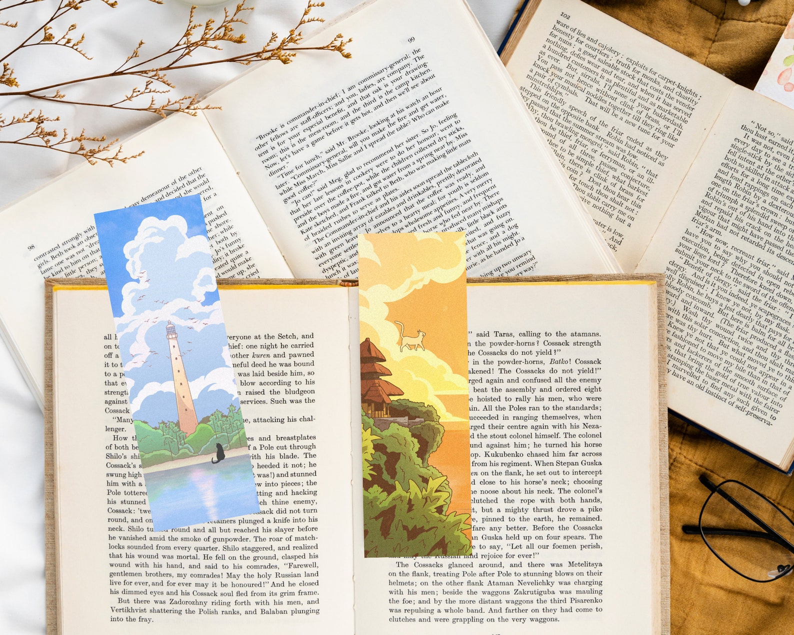 Japanese Printable Bookmarks Digital Print Bookmarks Anime - Etsy