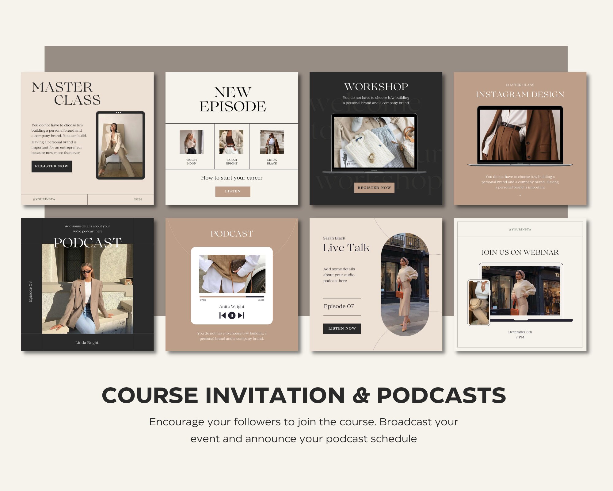 Coach Instagram Canva Template, Instagram for Coach, Social Creator ...