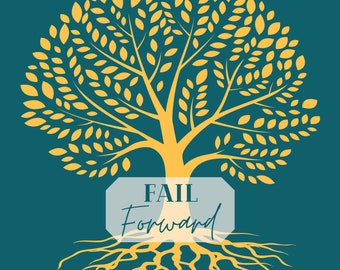 Fail Forward Poster - Etsy