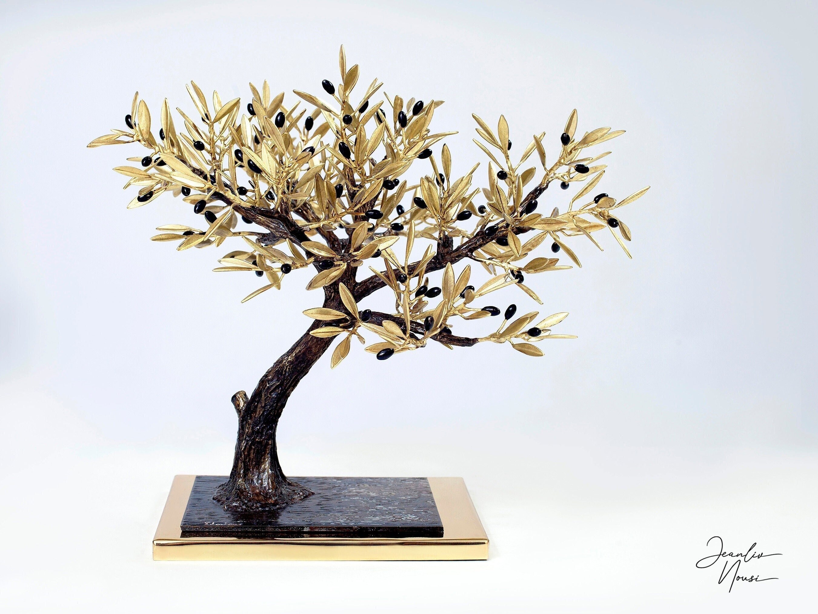 Olive Tree Art Object Original Tree Shelf Decor Aesthetic - Etsy