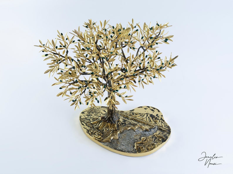 Olive Tree Sculpture With Ladder the Harvest. - Etsy