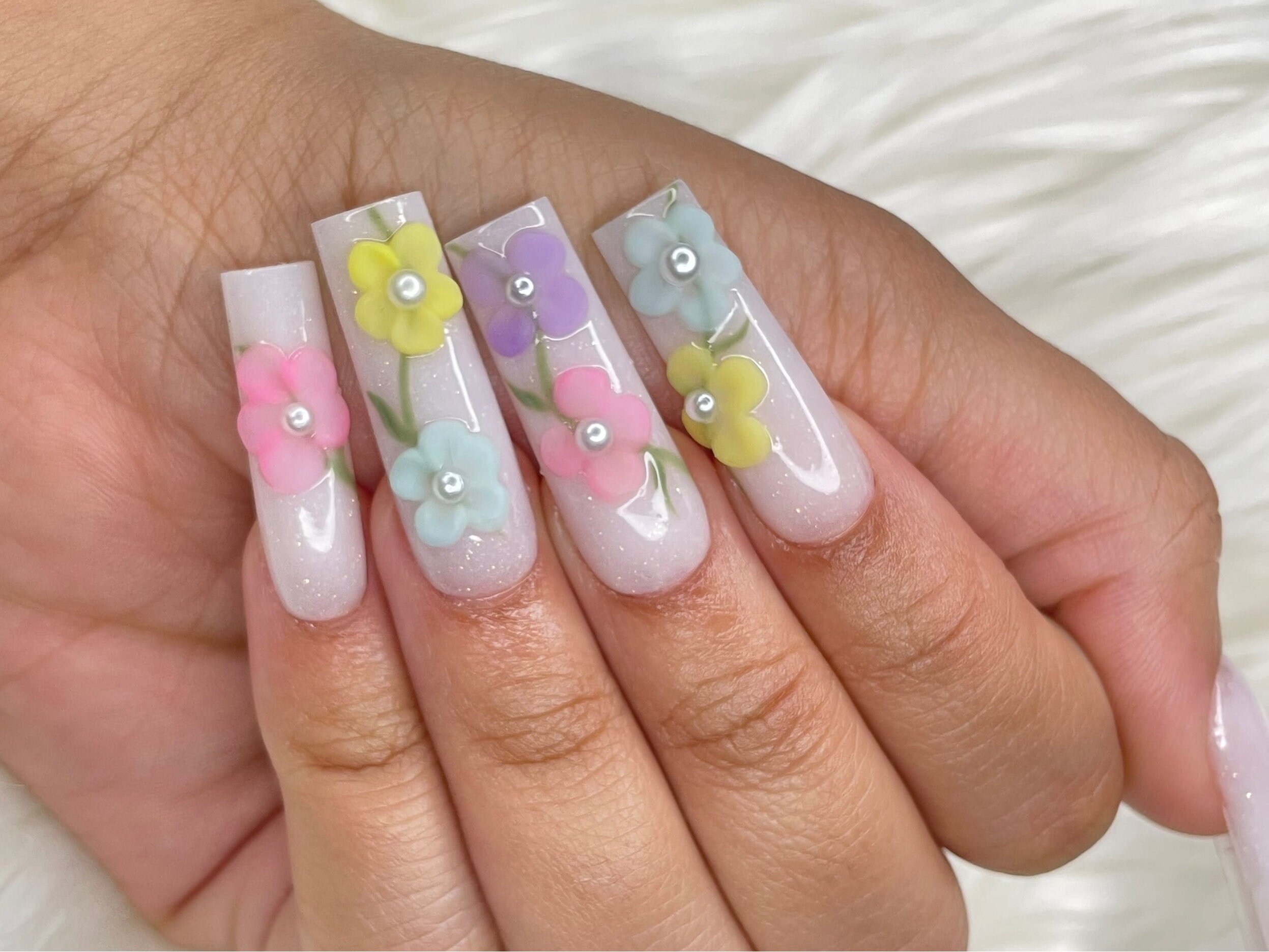 Simple 3d Nail Art