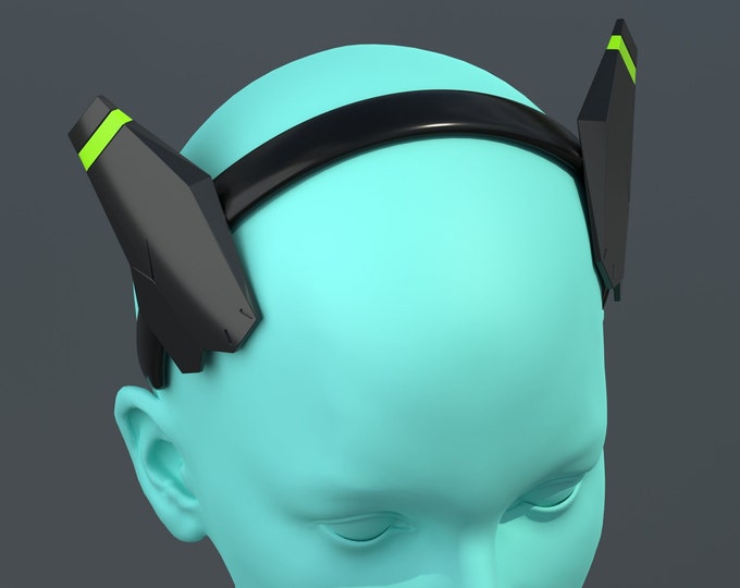 Cyber Oni Head Band - Etsy